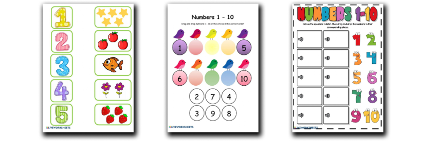 Free Interactive Kindergarten Worksheet… | LiveWorksheets